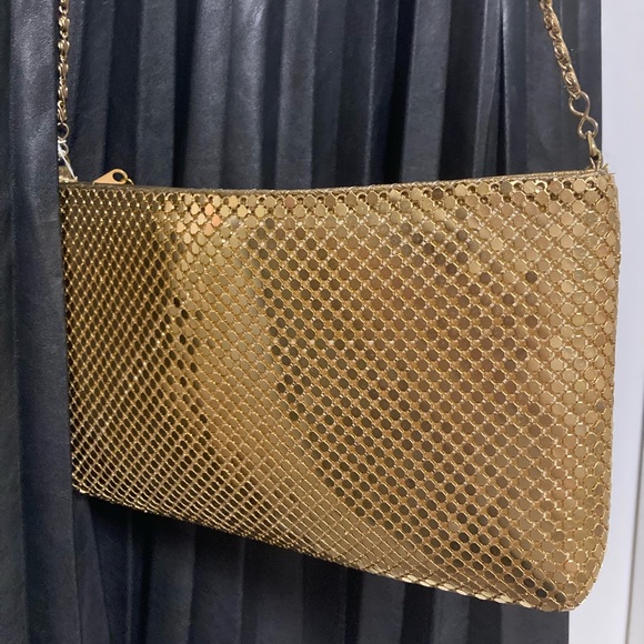 Connections | Bags | Vintage Connections Gold Chain Mail Purse | Poshmark
